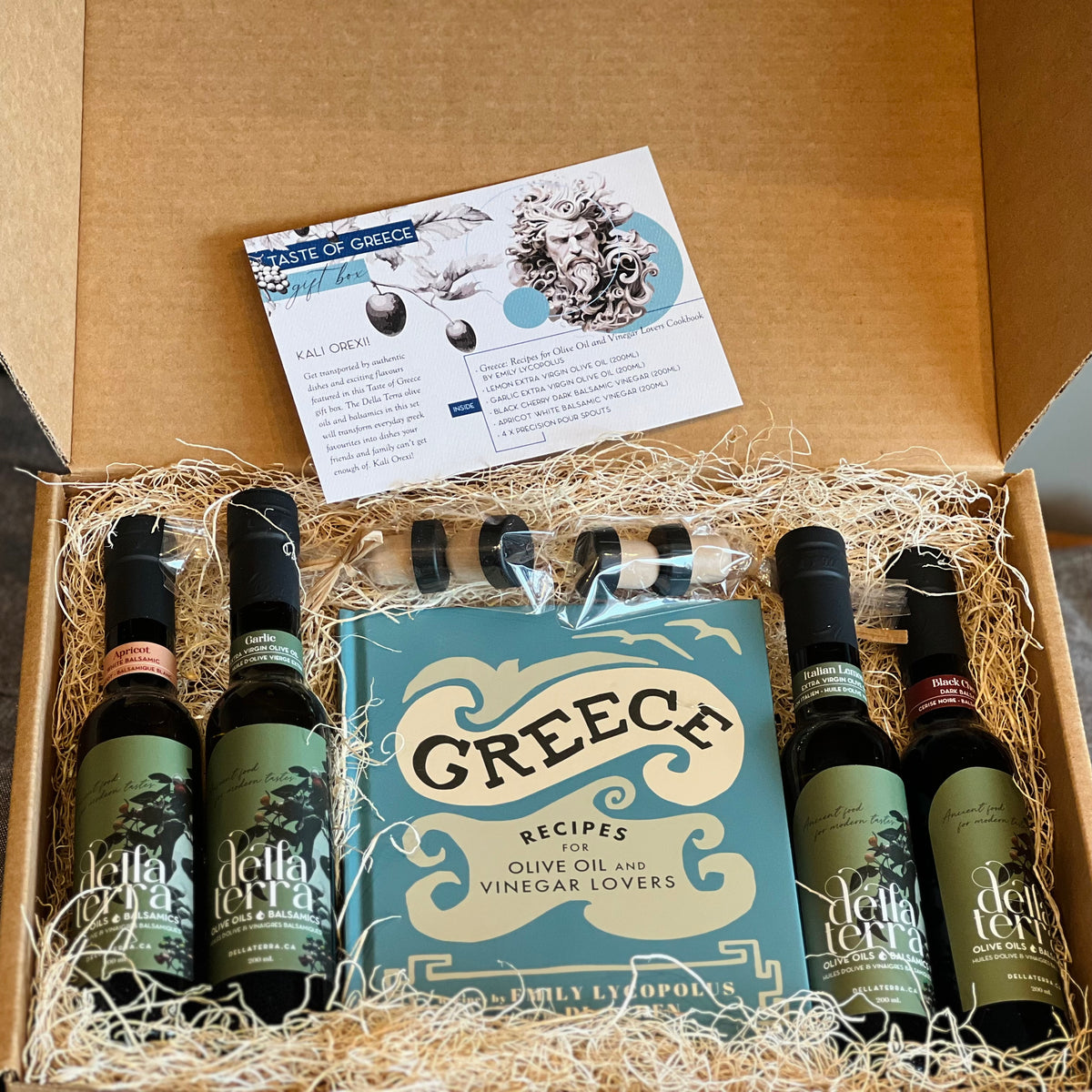 "Taste of Greece" Wax-Sealed Gift Box – DellaTerra